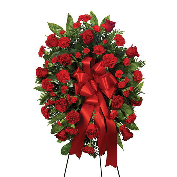 Standing Spray - Red for delivery today | Ruth's Roses