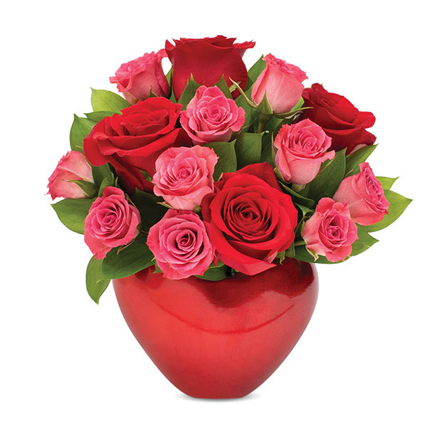 Blooming Heart Bouquet for delivery today | Ruth's Roses