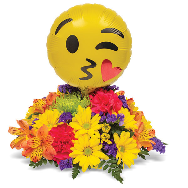 Just for Fun Emoji Centerpiece for delivery today | Flowers By Nora
