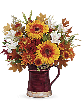 Blooming Fall Bouquet for delivery today | Ruth's Roses